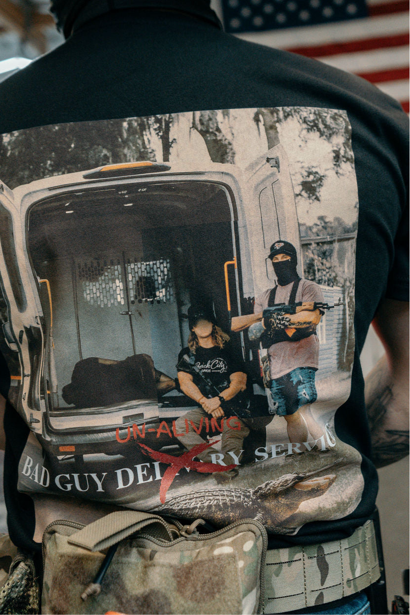 Bad Guy “Delivery” Service T-Shirt – Allied Threads