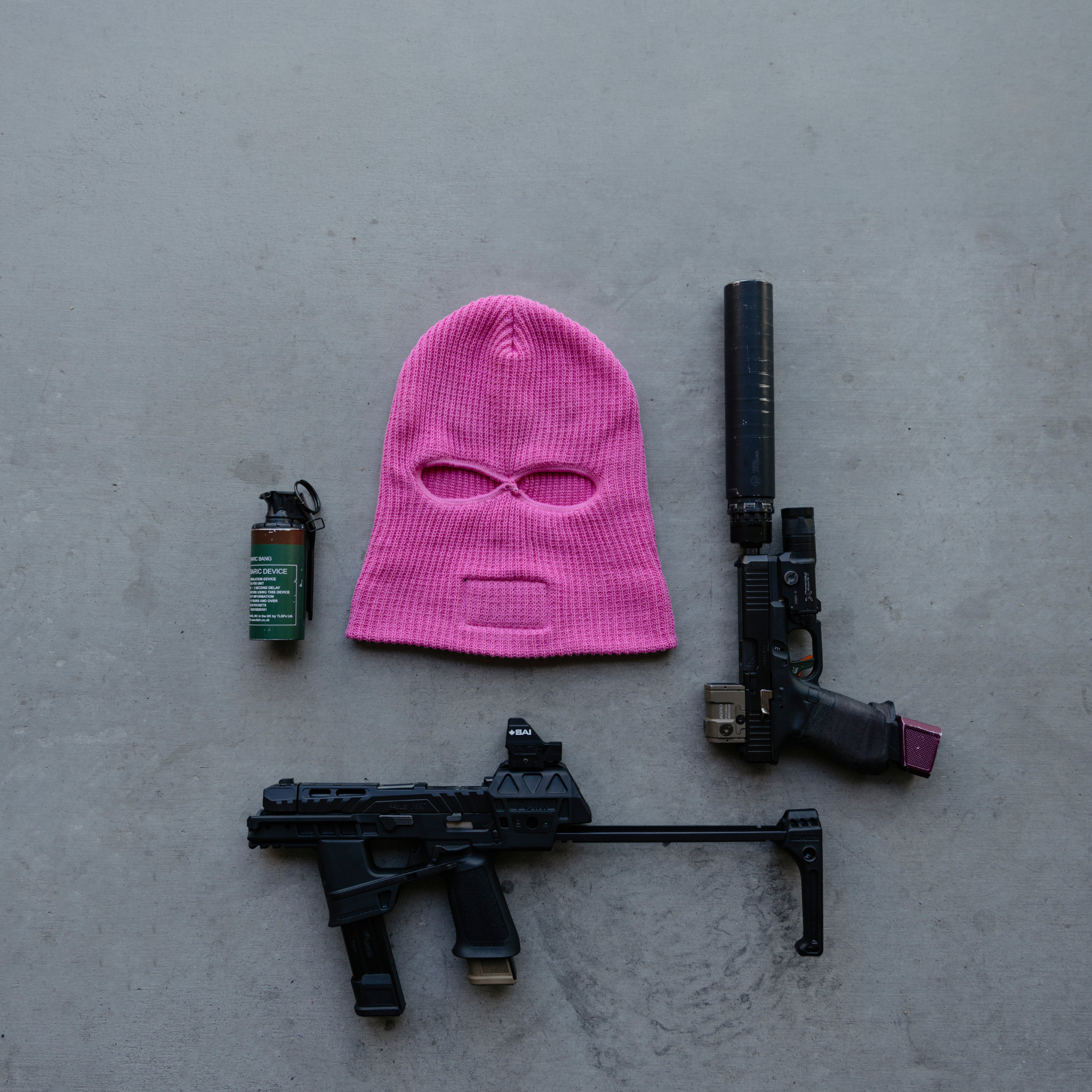 SELECTIVES PINK RAID BEANIE – Allied Threads